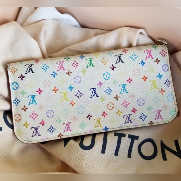 Louis Vuitton | Bags | Louis Vuitton Lv Multi Color Mini Signature ...